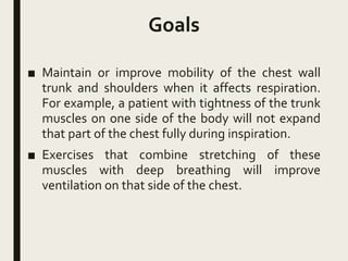 Chest mobilization exercises, Butterfly Technique | PPTX