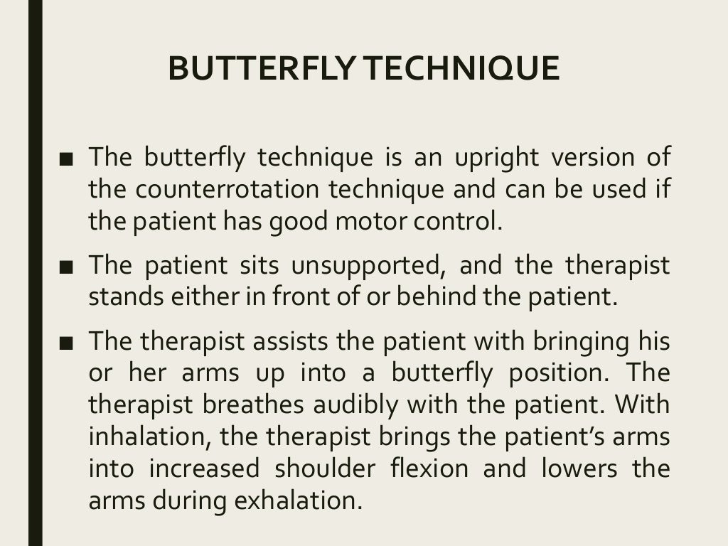 Chest Mobilization Exercises Butterfly Technique