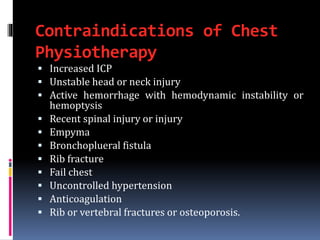 Chest Physiotherapy | PPTX
