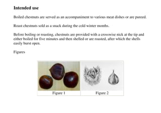Chestnuts : Packing, Transporting And Risk Factors | PDF