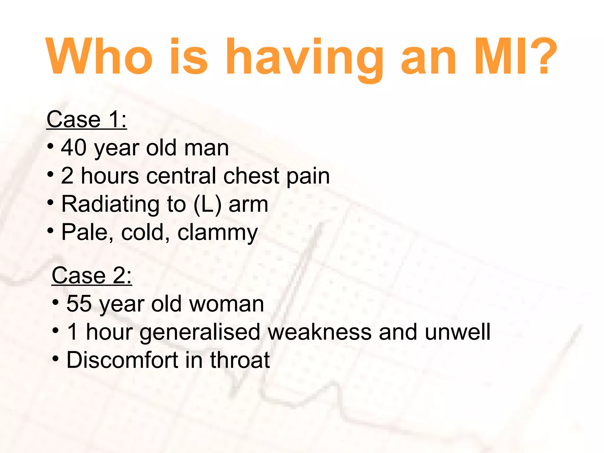 Chest pain: nursing assessment and management | PPT