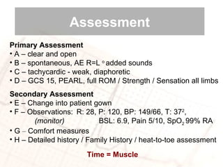 Chest pain: nursing assessment and management | PPT