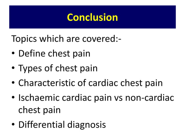 Chest pain | PPTX | Lung and Respiratory Health | Diseases and Conditions
