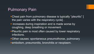 Chest pain | PPTX