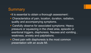 Chest pain | PPTX