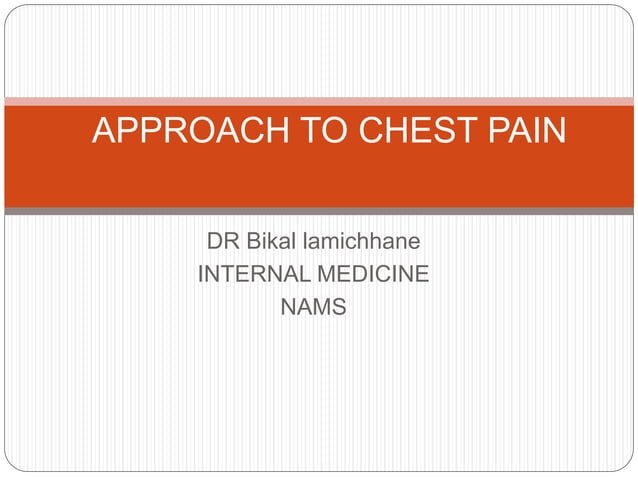 Chest pain | PPT