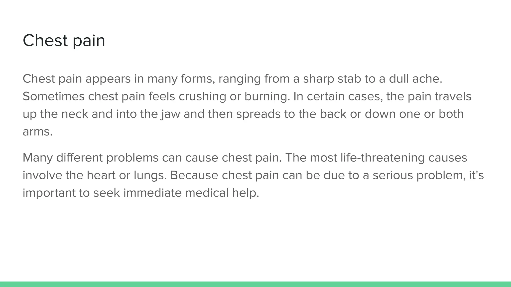 Differential diagnosis of Chest pain.pptx