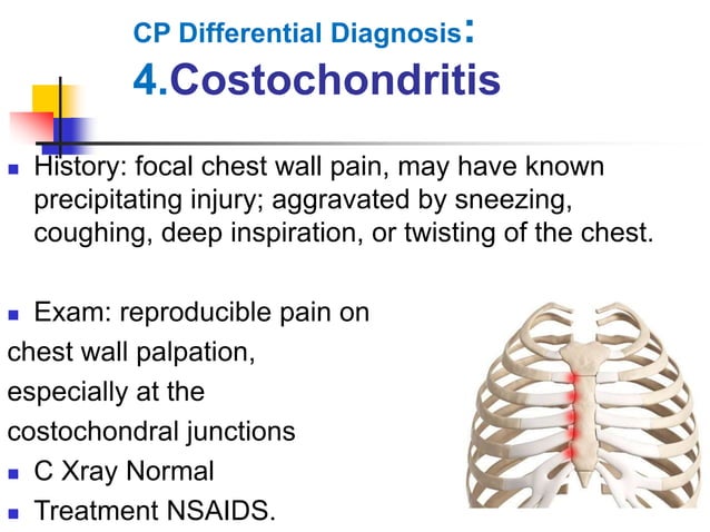 Differential Diagnosis of chest pain. by Dr Joshua Walinjom | PPT