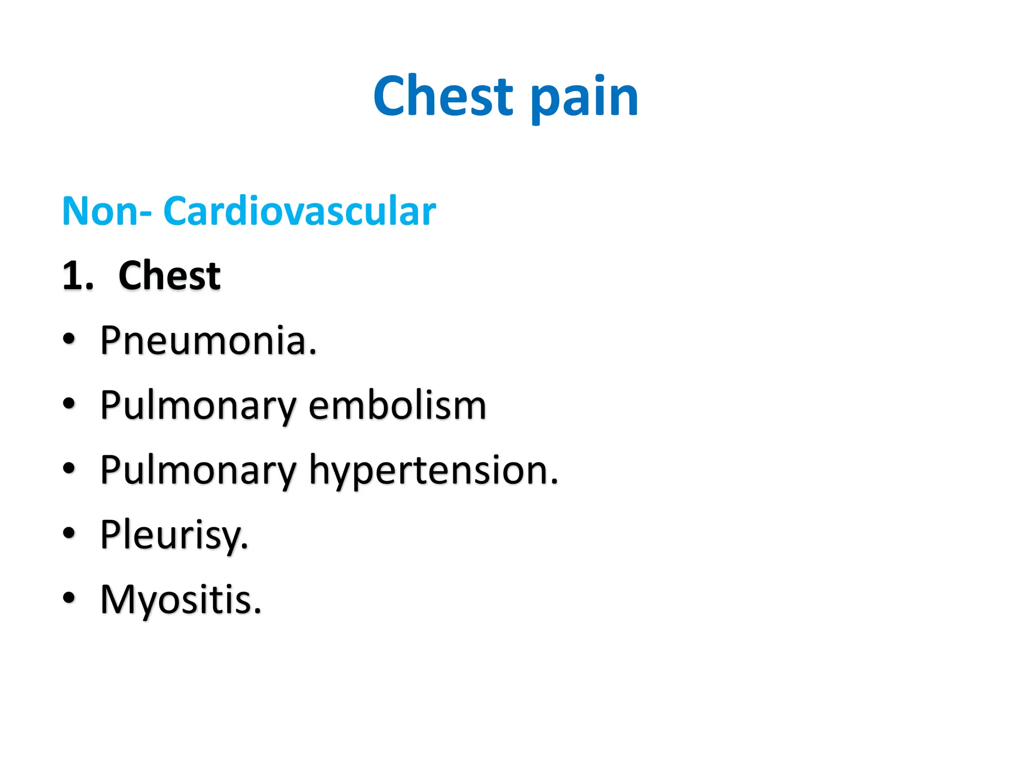 Differential diagnosis of chest pain .pptx