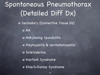 Differential Dx Chest Pain | KEY