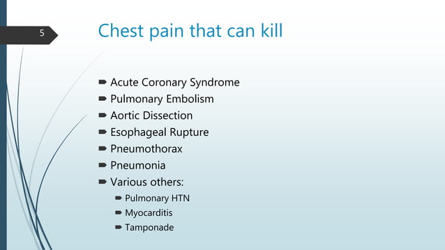 Chest pain Case Presentation with management | PPTX | Heart and ...