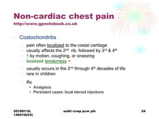 Chest pain in primary care | PDF