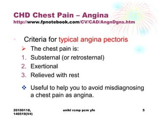 Chest pain in primary care | PPT