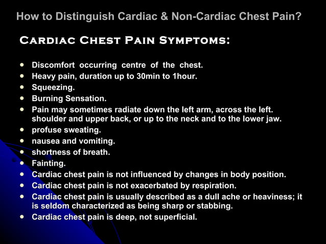 Chest Pain Management - Desun Hospital Health Insights | PPT
