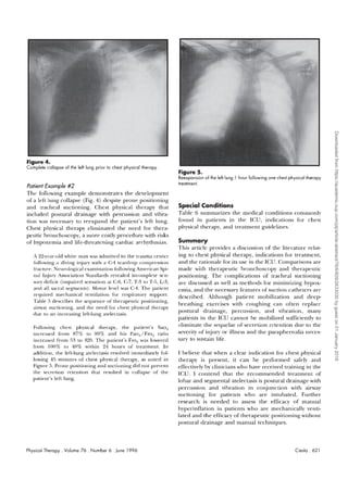Chest physiotheraphy pdf | PDF