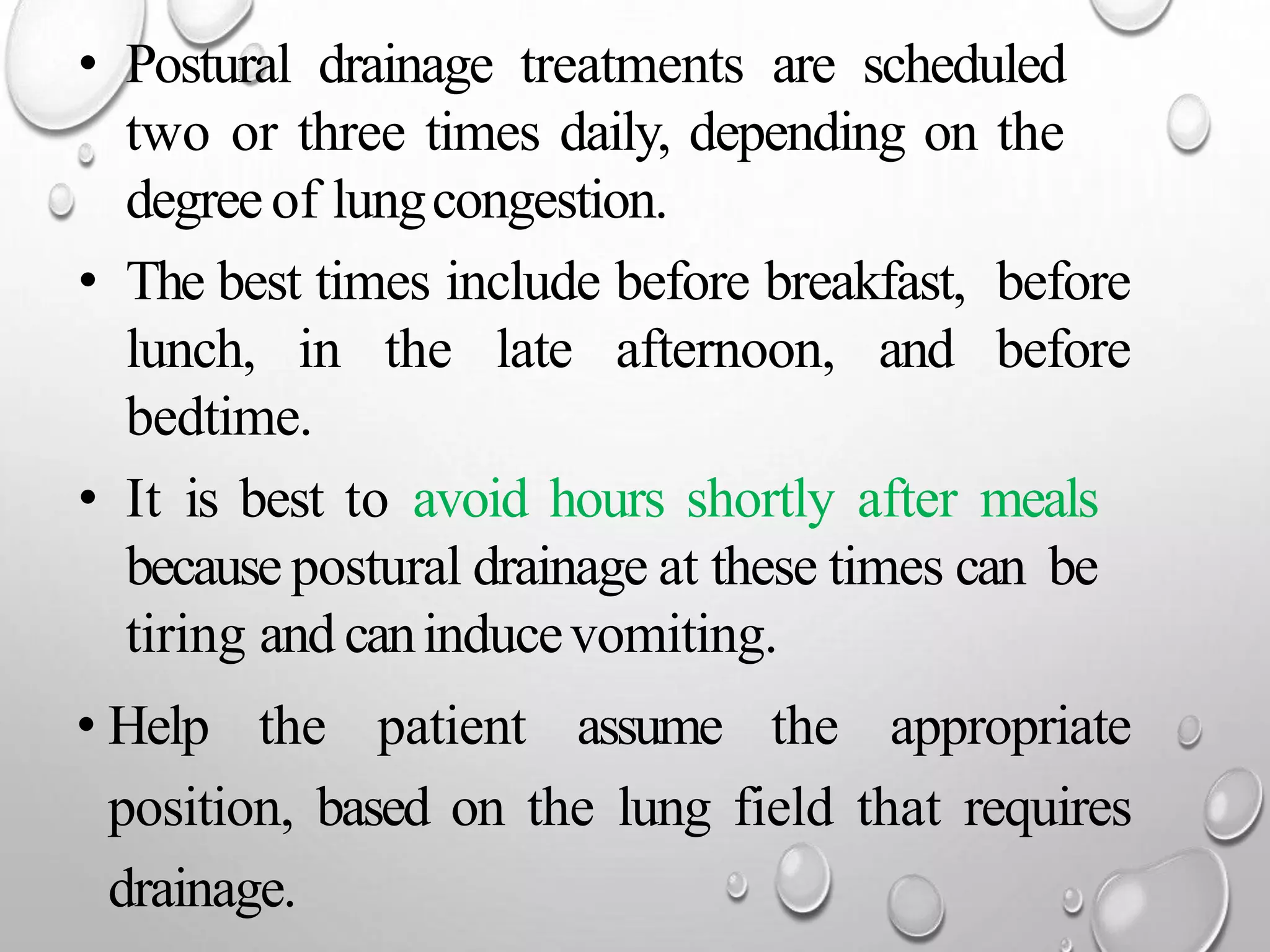 Chest physiotherapy | PPTX