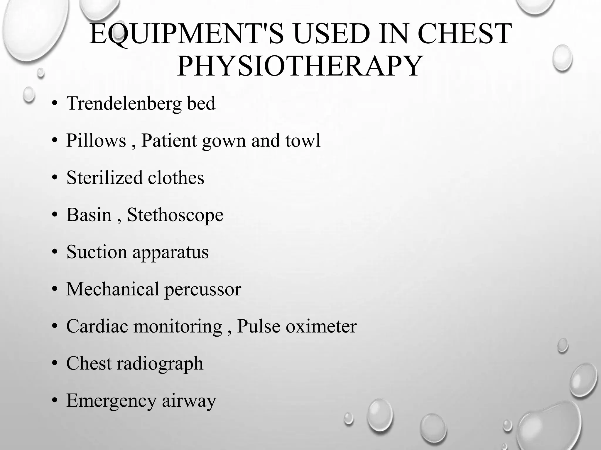 Chest physiotherapy | PPTX