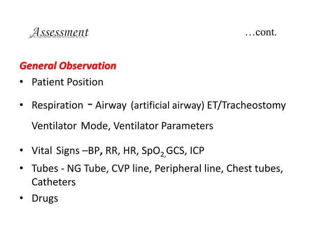 Chest physiotherapy in ICU | PPTX