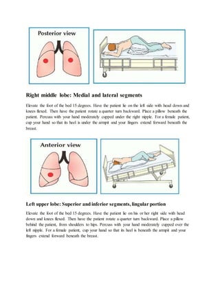 Chest physiotherapy procedure | DOCX