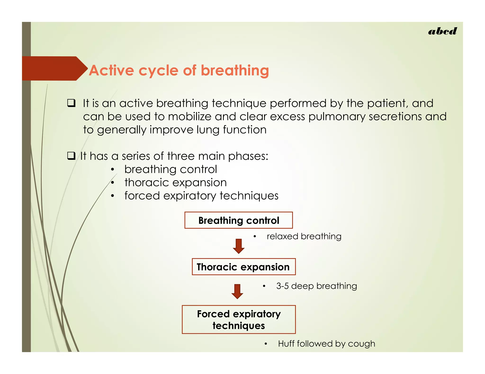 Chest physiotherapy | PDF