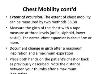 Techniques of chest physiotherapy and it's importance | PPT