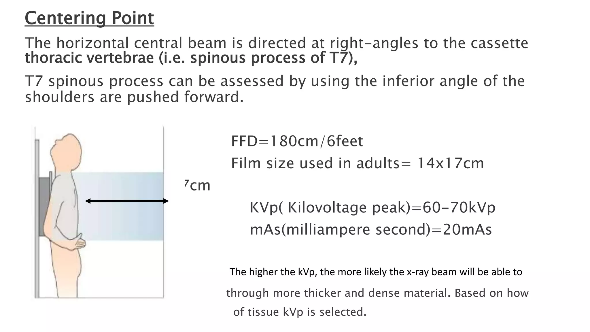 Chest radiography positioning and Technique.pptx