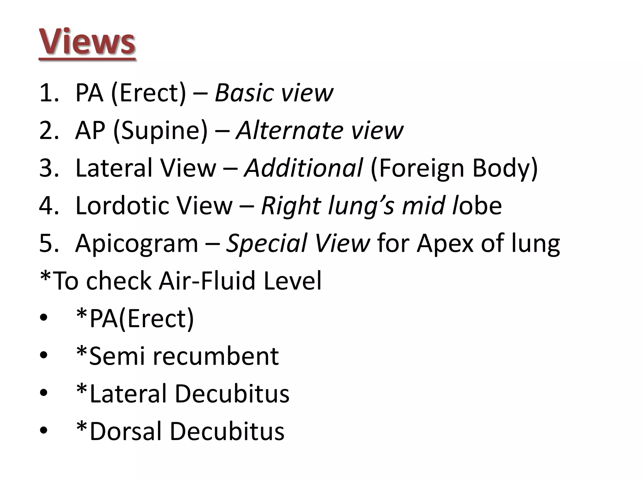 Chest radiography ppt | PPTX