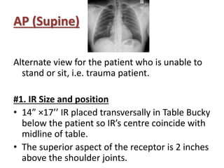 Chest radiography ppt | PPTX