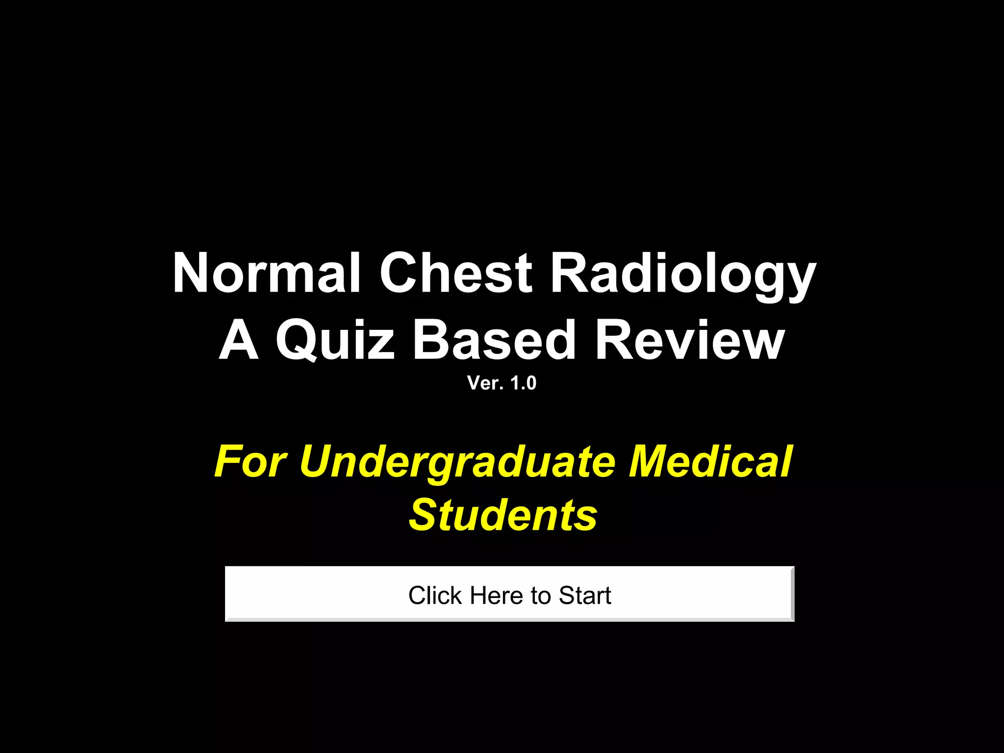 Chest radiology quiz | PPS
