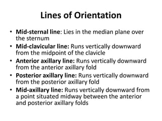 Chest Surface Anatomy-Lec 14.ppChest Surface Anatomy-Lec 14tx | PPT