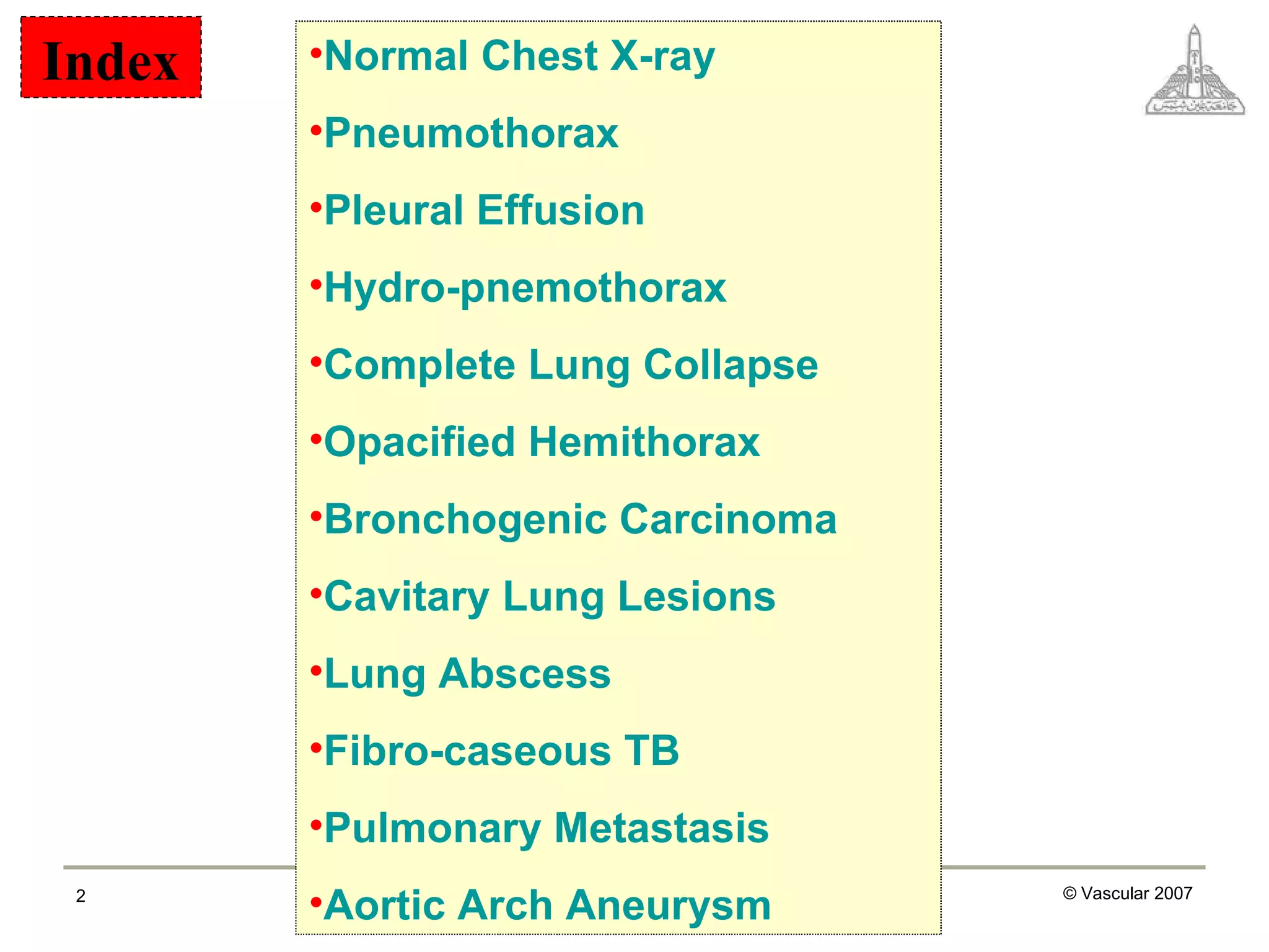 Chest surgical pathology &x rays | PPS