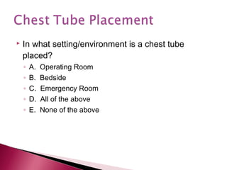 Chest test presentation | PPT