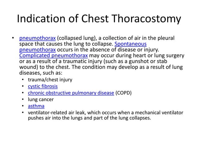 Mr. Ali Mushtaq Chest Thoracostomy.pptx. | PPT