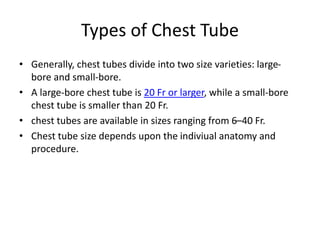 Mr. Ali Mushtaq Chest Thoracostomy.pptx. | PPT