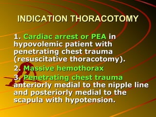 Chest trauma | PPT