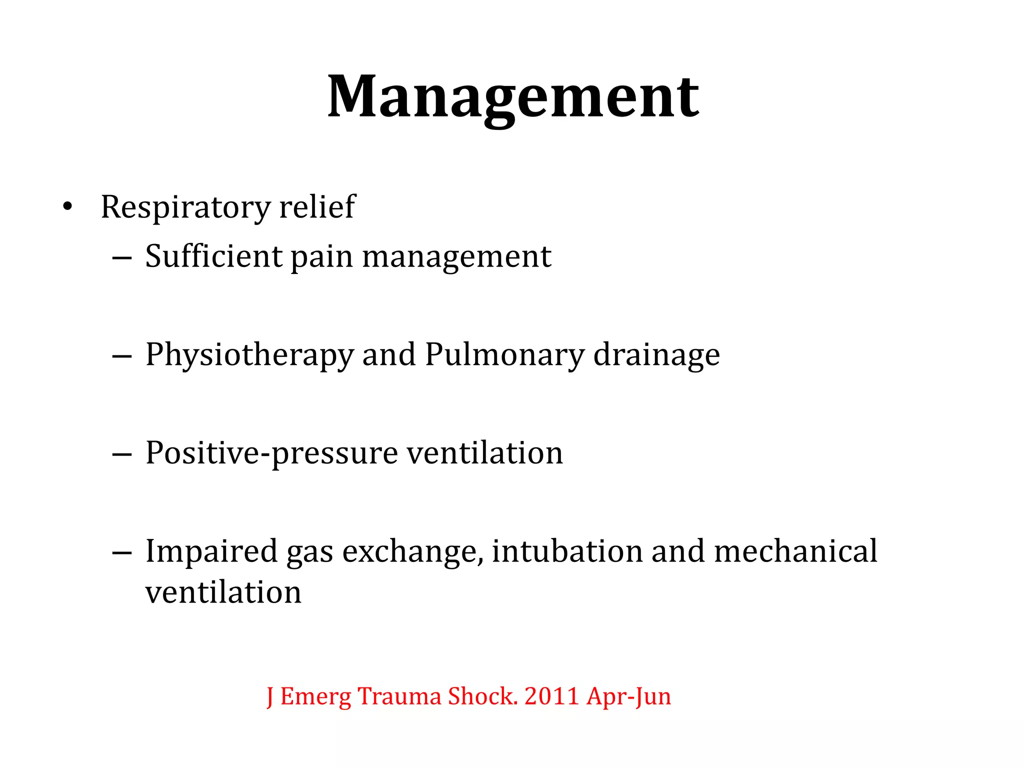 Chest trauma | PPTX