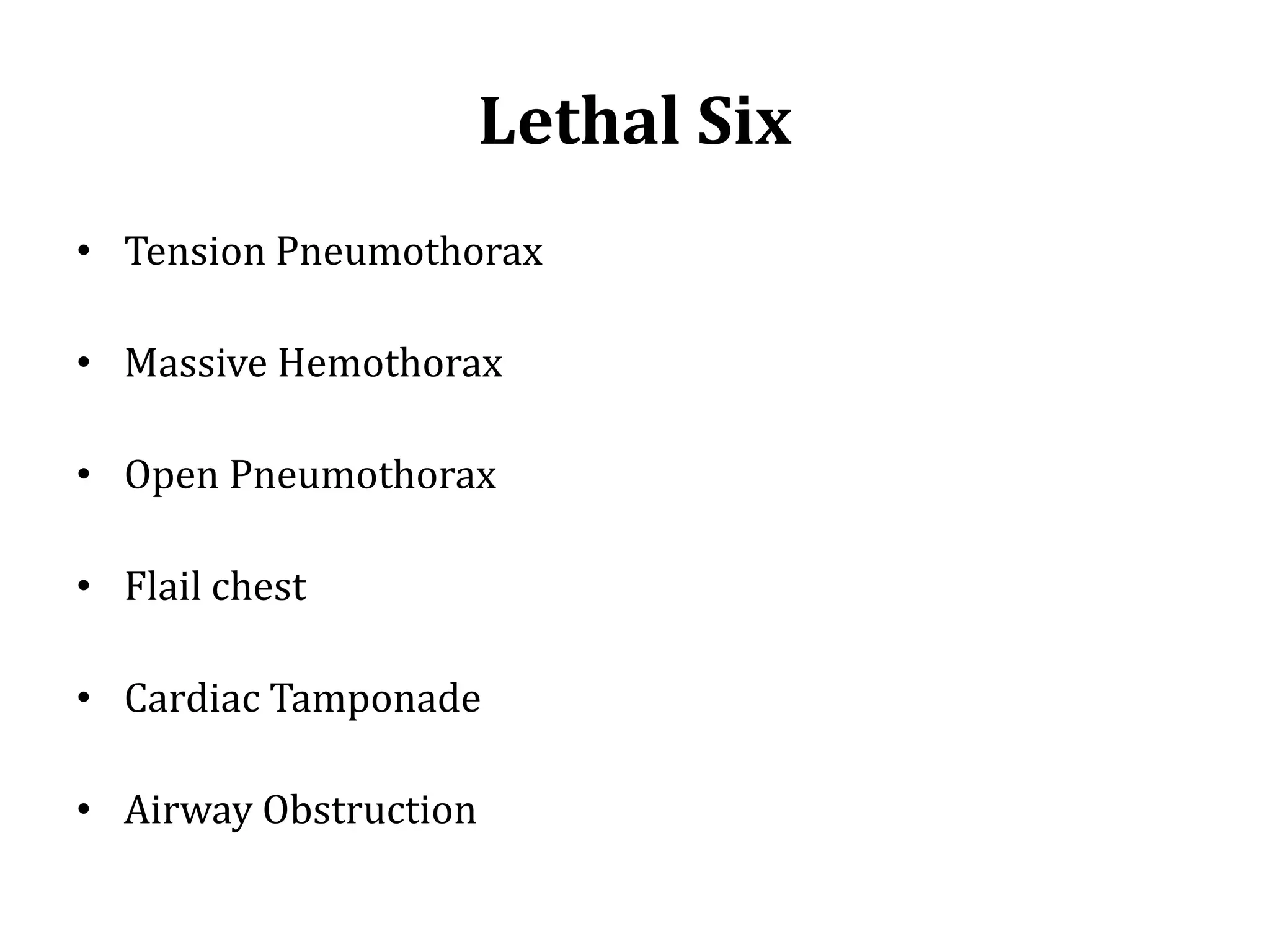 Chest trauma | PPTX