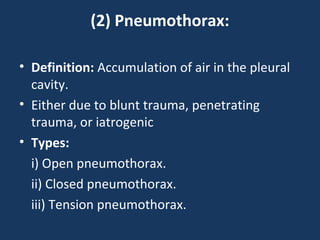 Chest Trauma | PPT