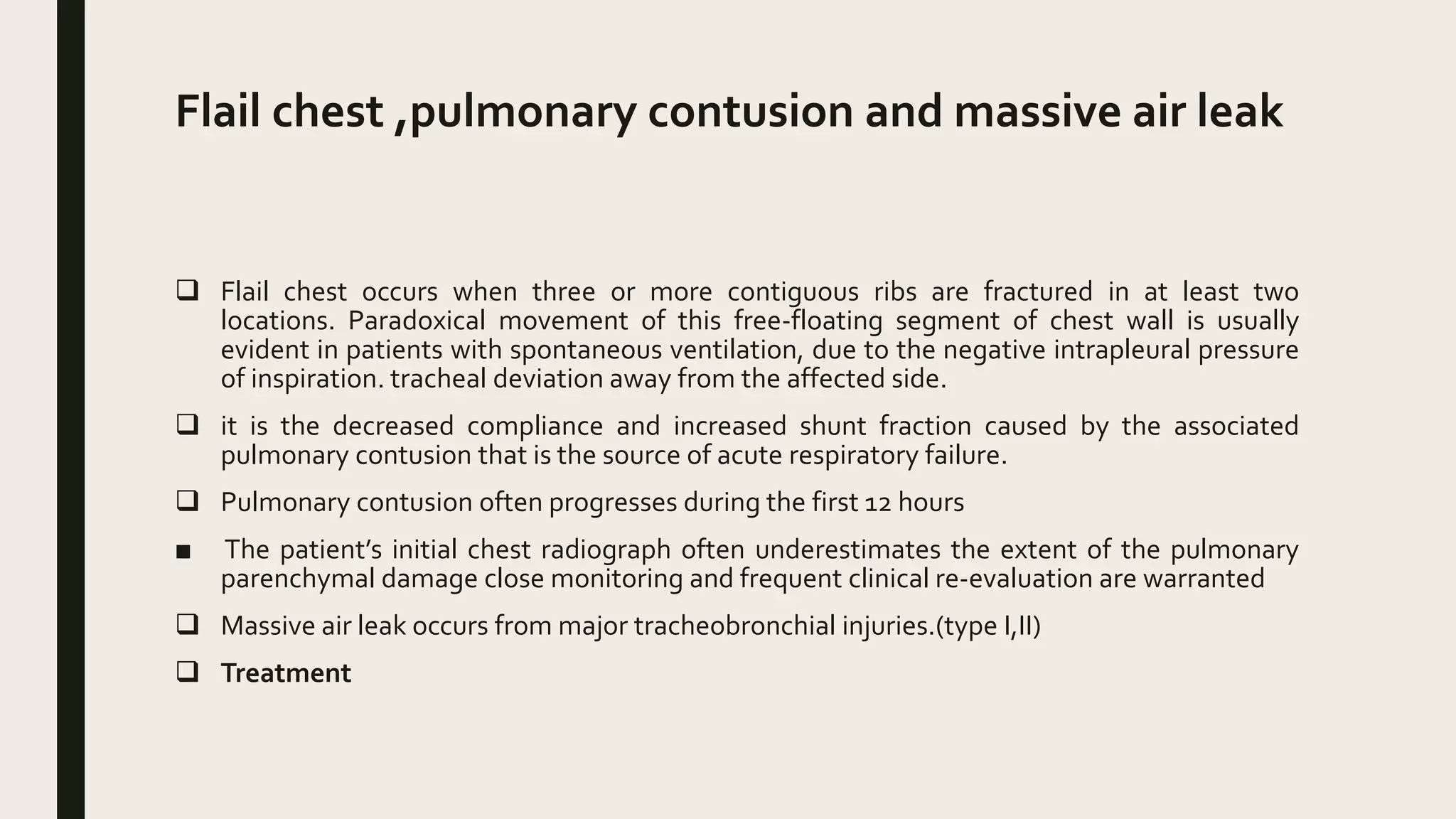 Chest trauma | PPTX