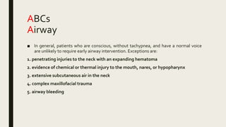 Chest trauma | PPTX