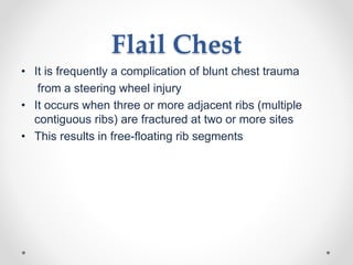 Chest trauma | PPTX