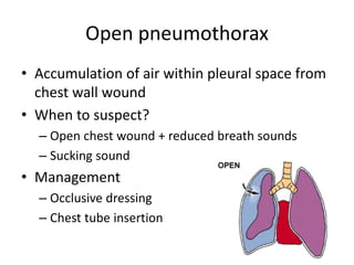 Chest trauma | PPT