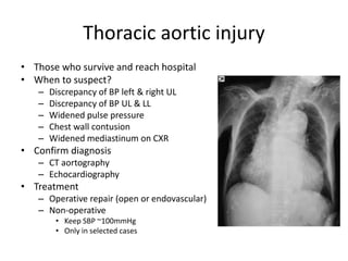 Chest trauma | PPTX