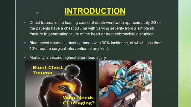 Chest trauma | PPT