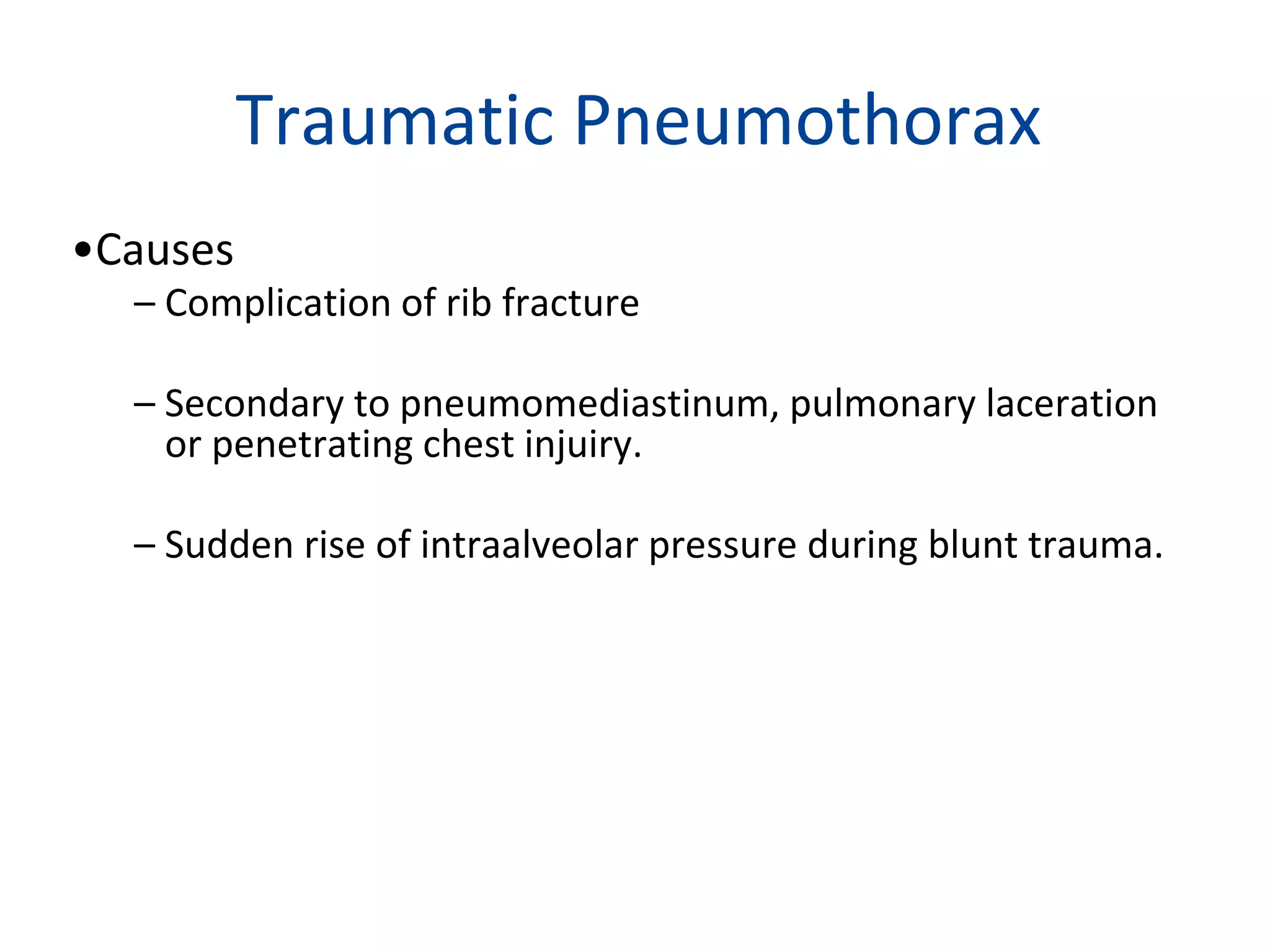 Chest trauma | PPT