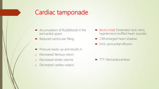 Chest trauma | PPTX