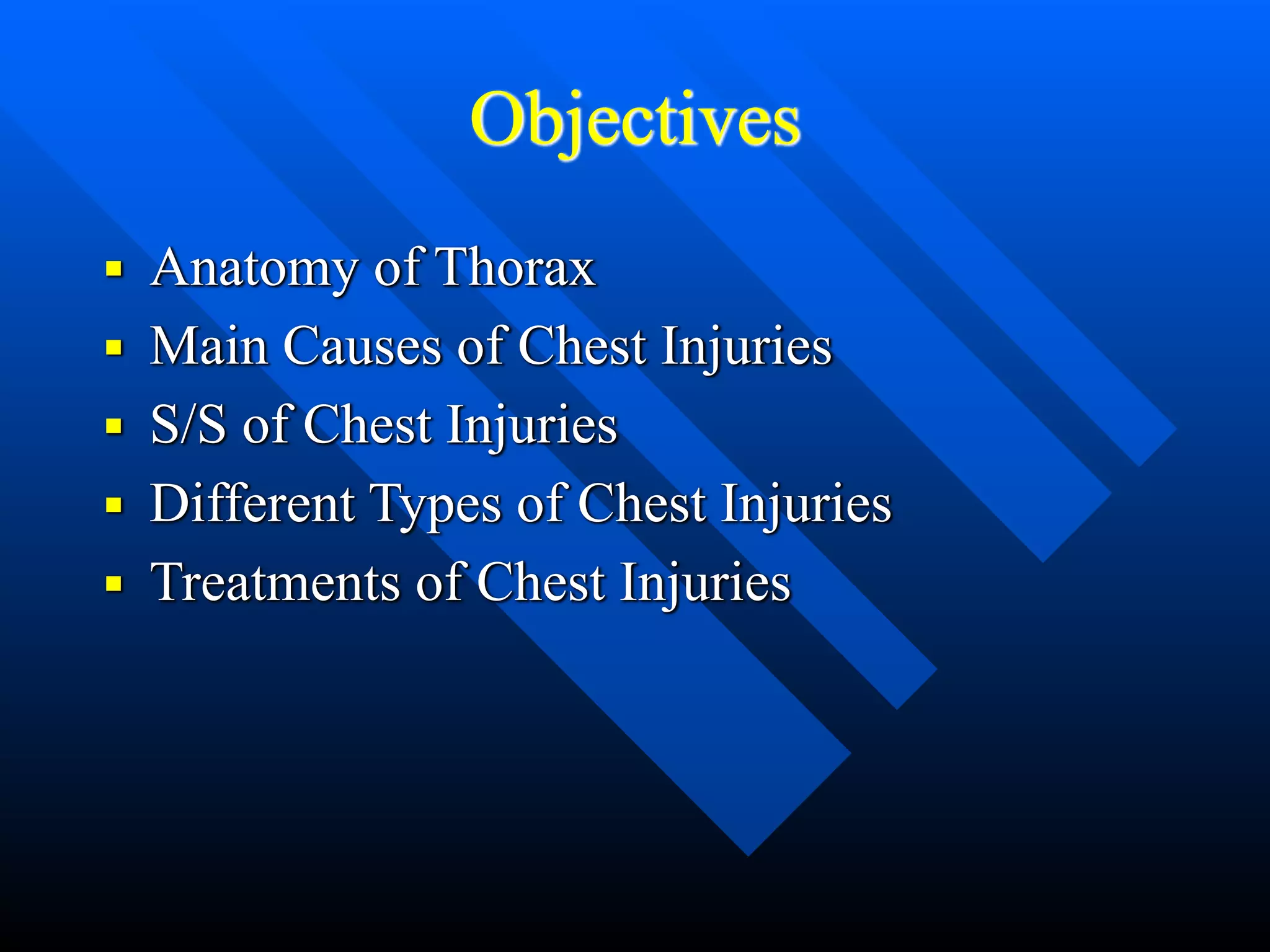 Chest trauma | PDF