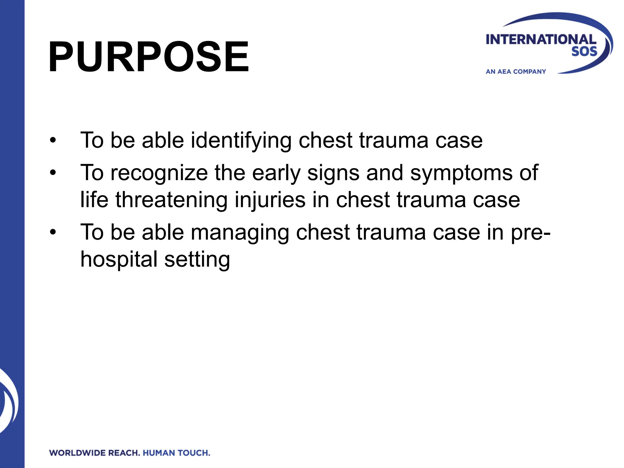Chest Trauma (pedoman trauma tugas belajar) | PPT