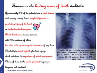 Chest Trauma (pedoman trauma tugas belajar) | PPT
