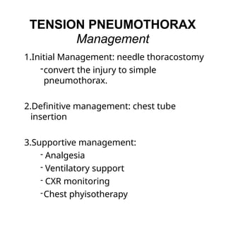 chest trauma Critical Care topic for medical | PPTX